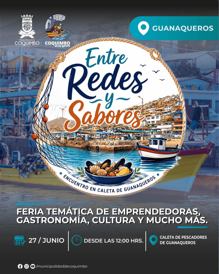 Entre Redes y Sabores, Guanaqueros - Turismo Región de Coquimbo
